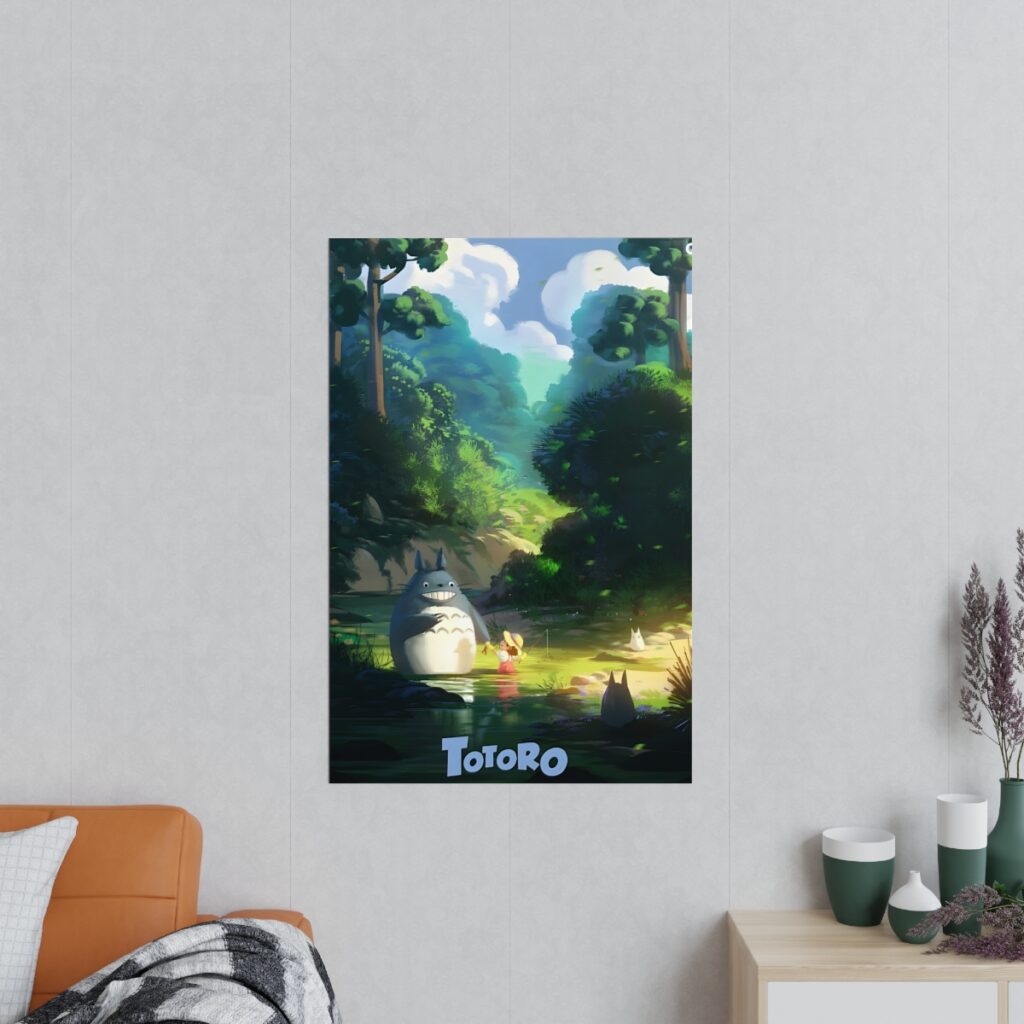 Poster Totoro Mei et les Totoro - Ghibli Shop